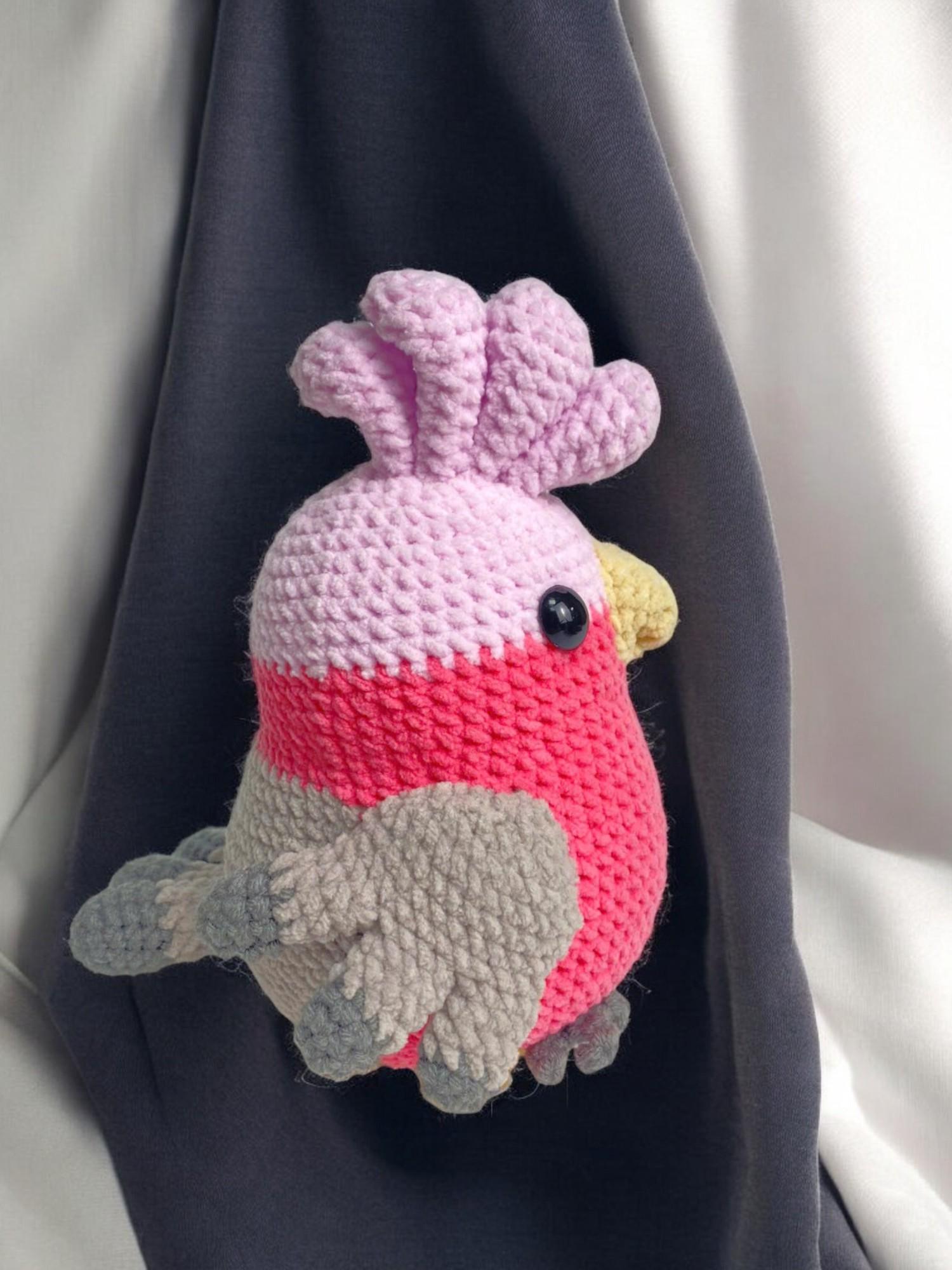 Galah Cockatoo Amigurumi Crochet Pattern (PDF) - Etsy