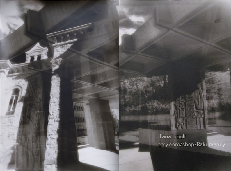 Dream Stonescape. Film Photographs, Infrared, Double Exposure, Framed ...