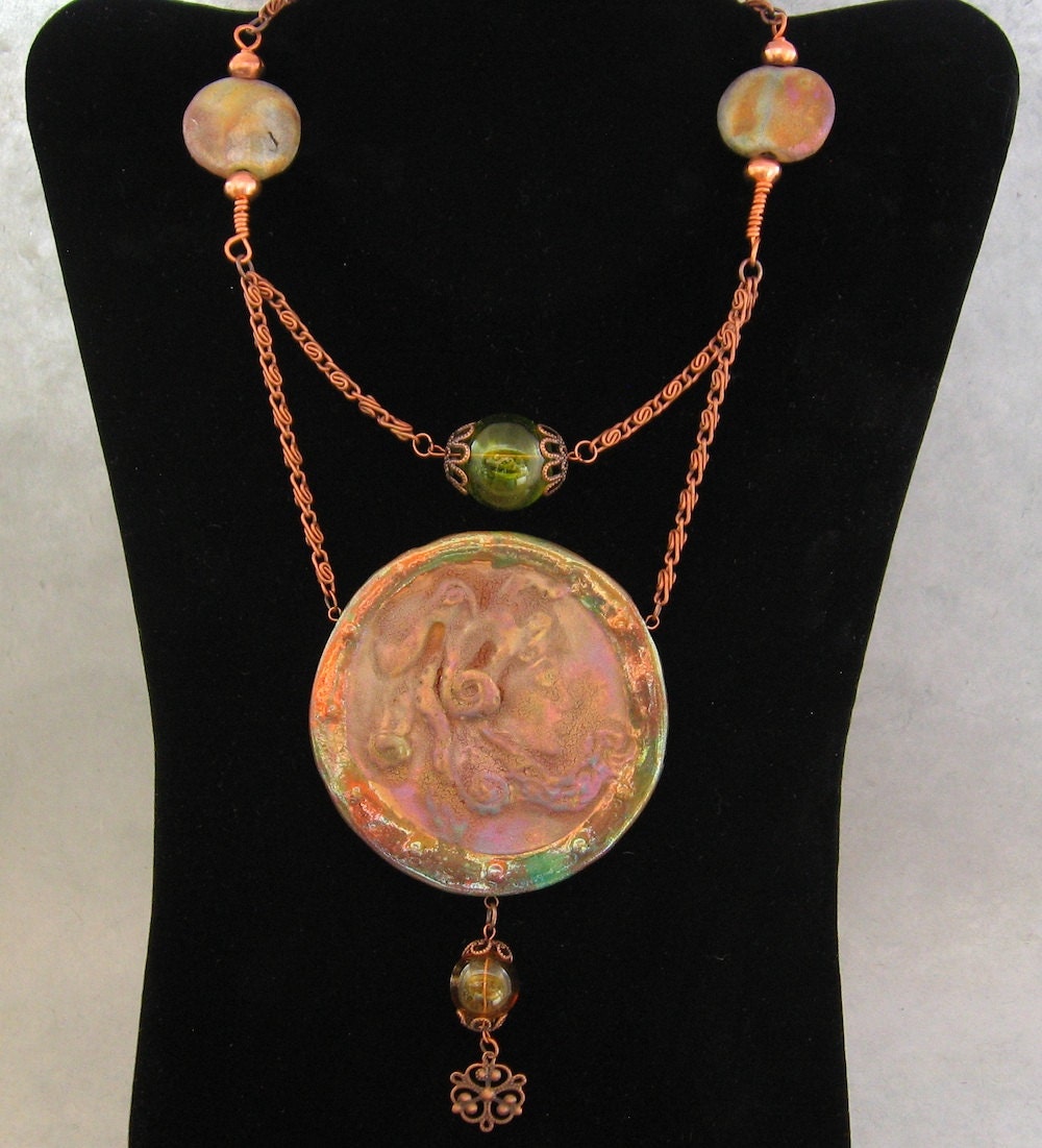 Steampunk Cameo Necklace Bride of Nemo Medallion Necklace - Etsy
