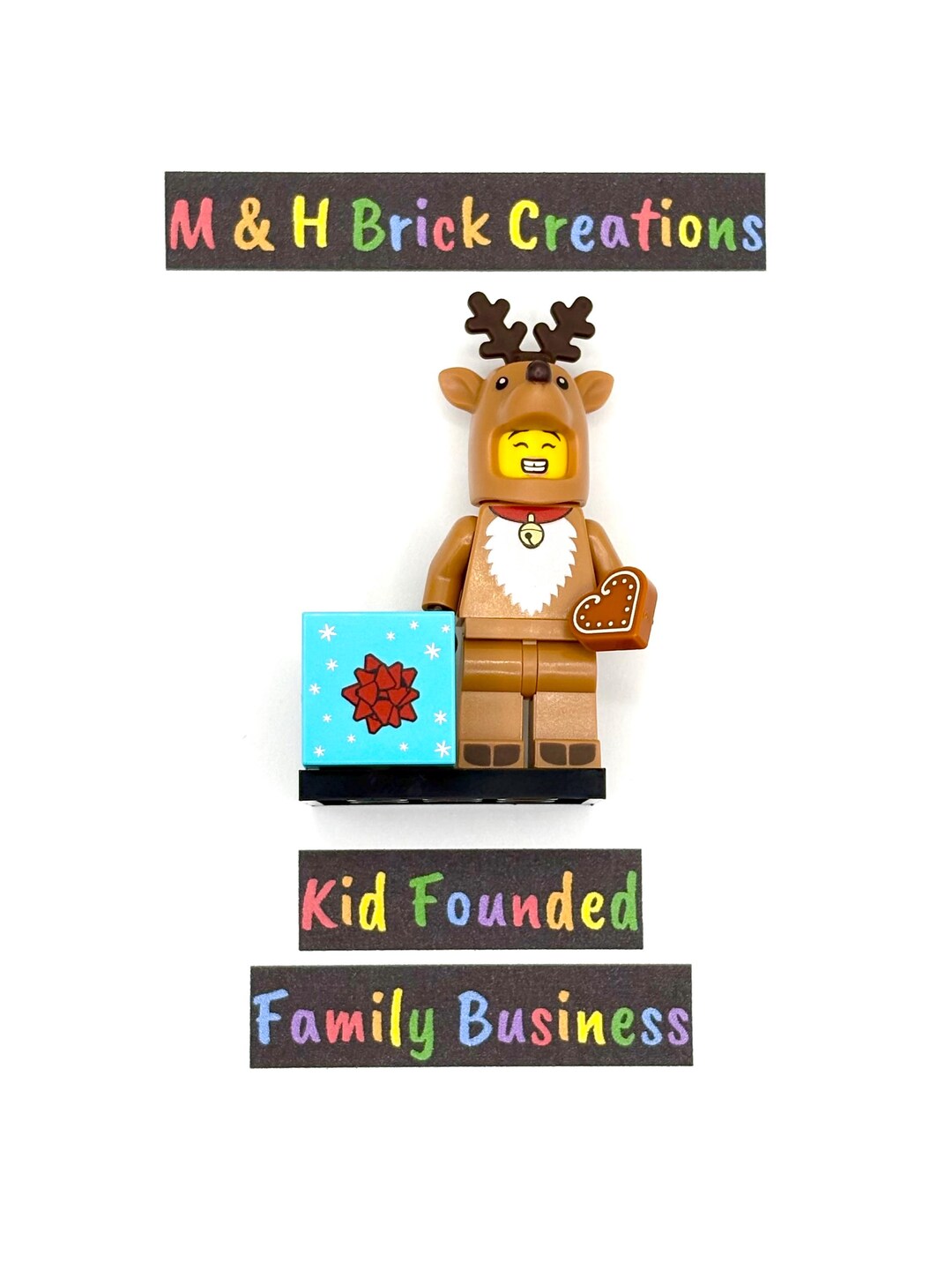 Reindeer Costume Minifigure- Made From LEGO® Bricks - Etsy Ireland