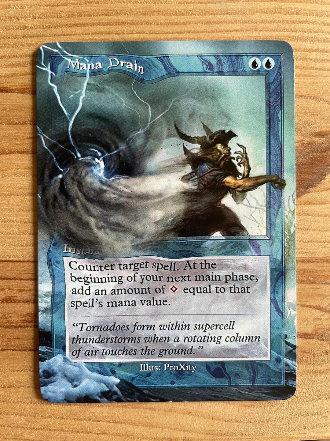 Mana Drain - PROXY - Etsy