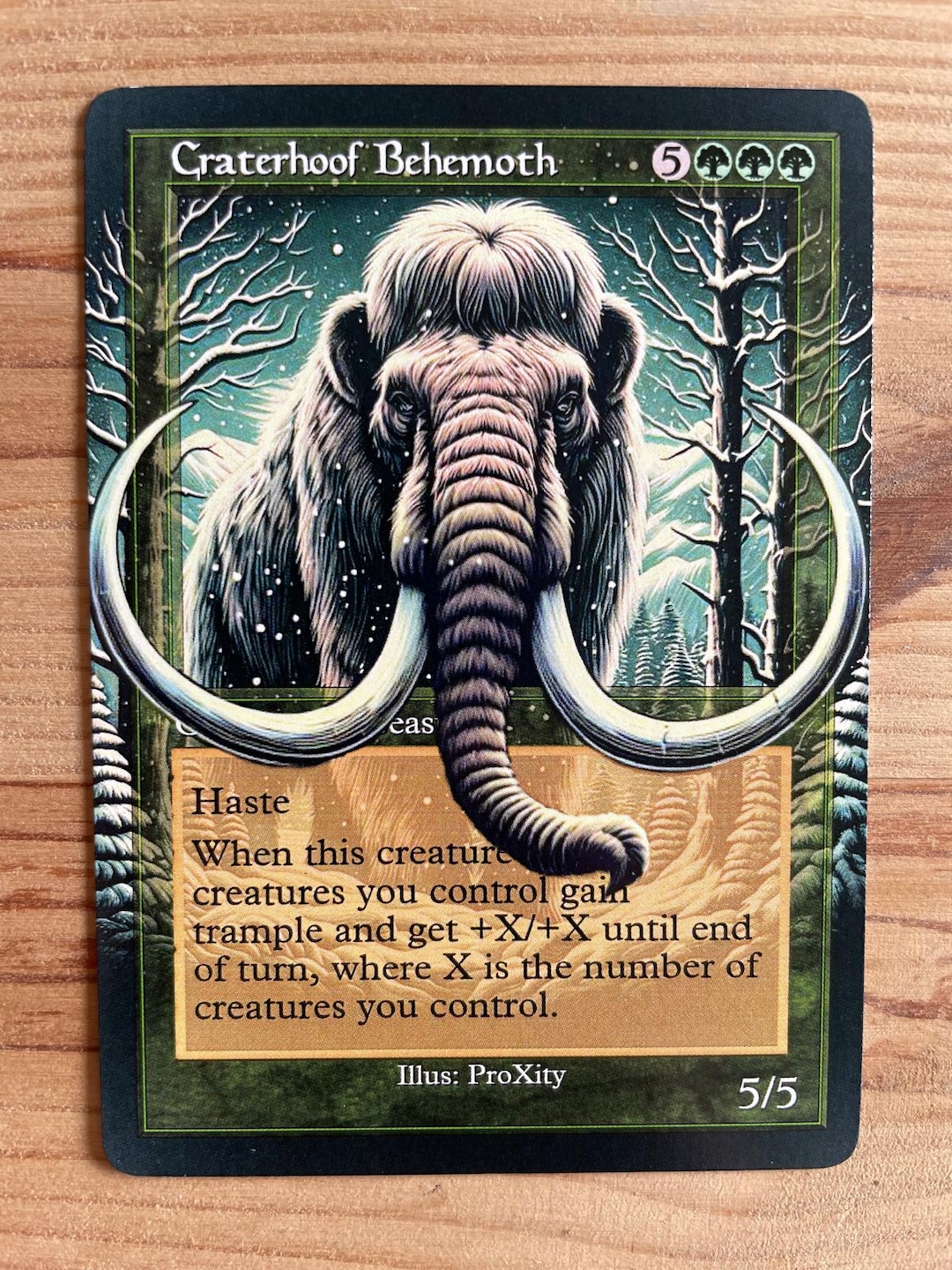 Craterhoof Behemoth - PROXY - Etsy