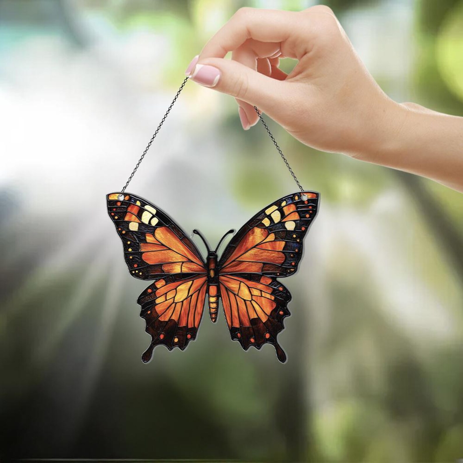 Monarch Flat 2D Acrylic Suncatcher, Monarch Ornaments, Monarch Decor ...