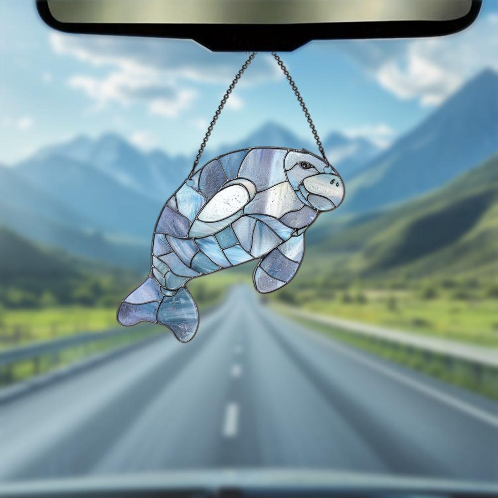 Manatee Acrylic Suncatcher, Manatee Ornaments, Manatee Decor, Manatee ...