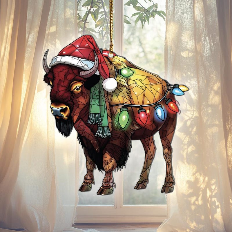 Bison Ornament - Etsy