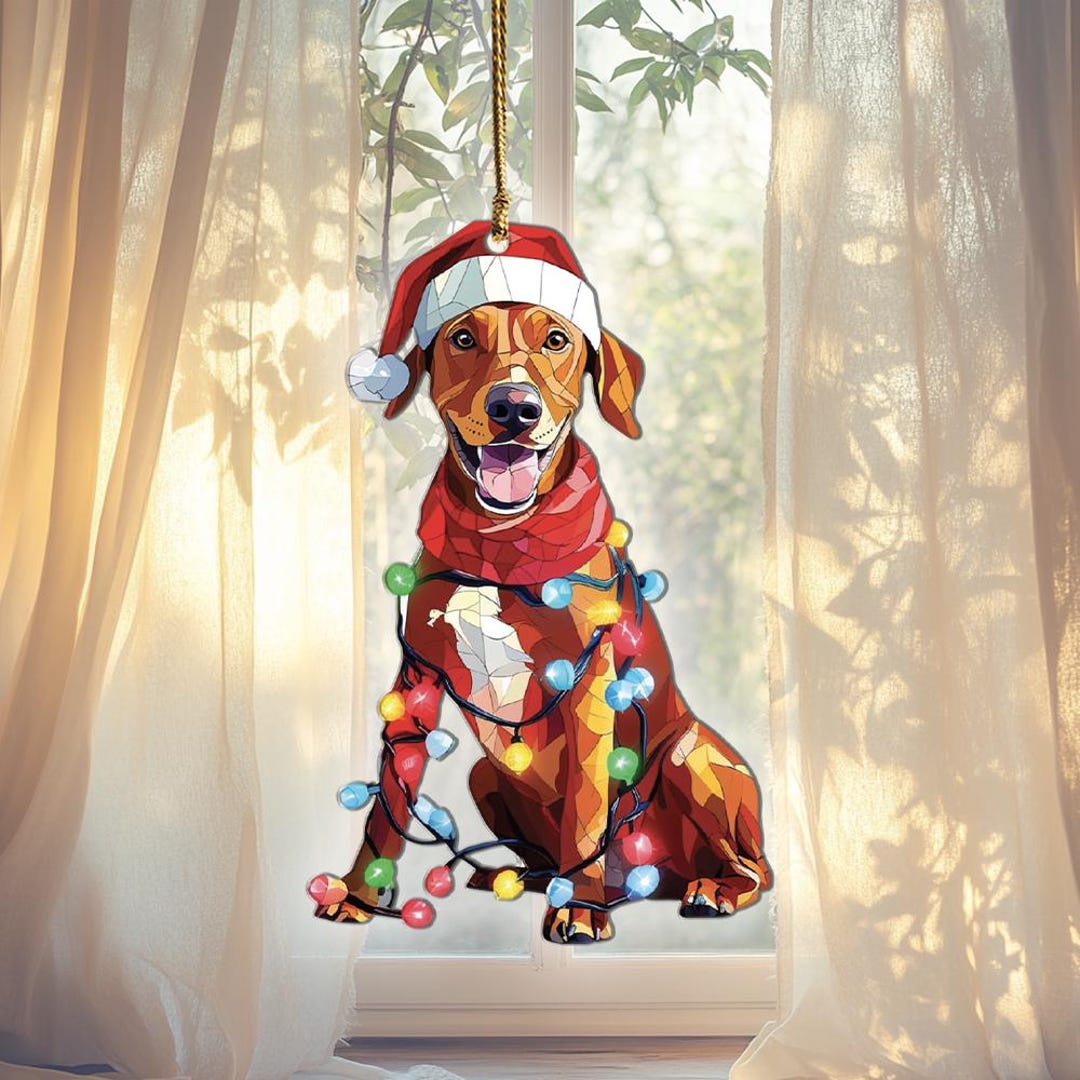 Rhodesian Ridgeback Acrylic Suncatcher Window Hanging, Rhodesian ...