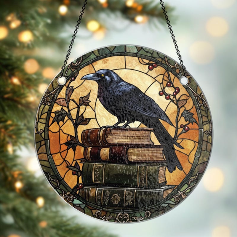 Raven Ornament - Etsy