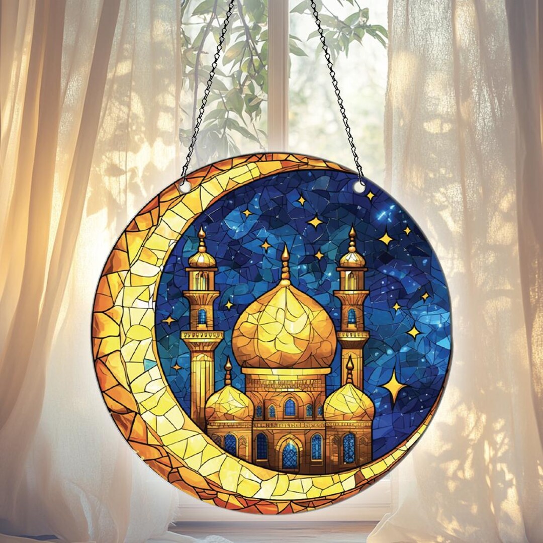 Ramadan Acrylic Suncatcher Window Hanging, Ramadan Ornaments, Ramadan ...