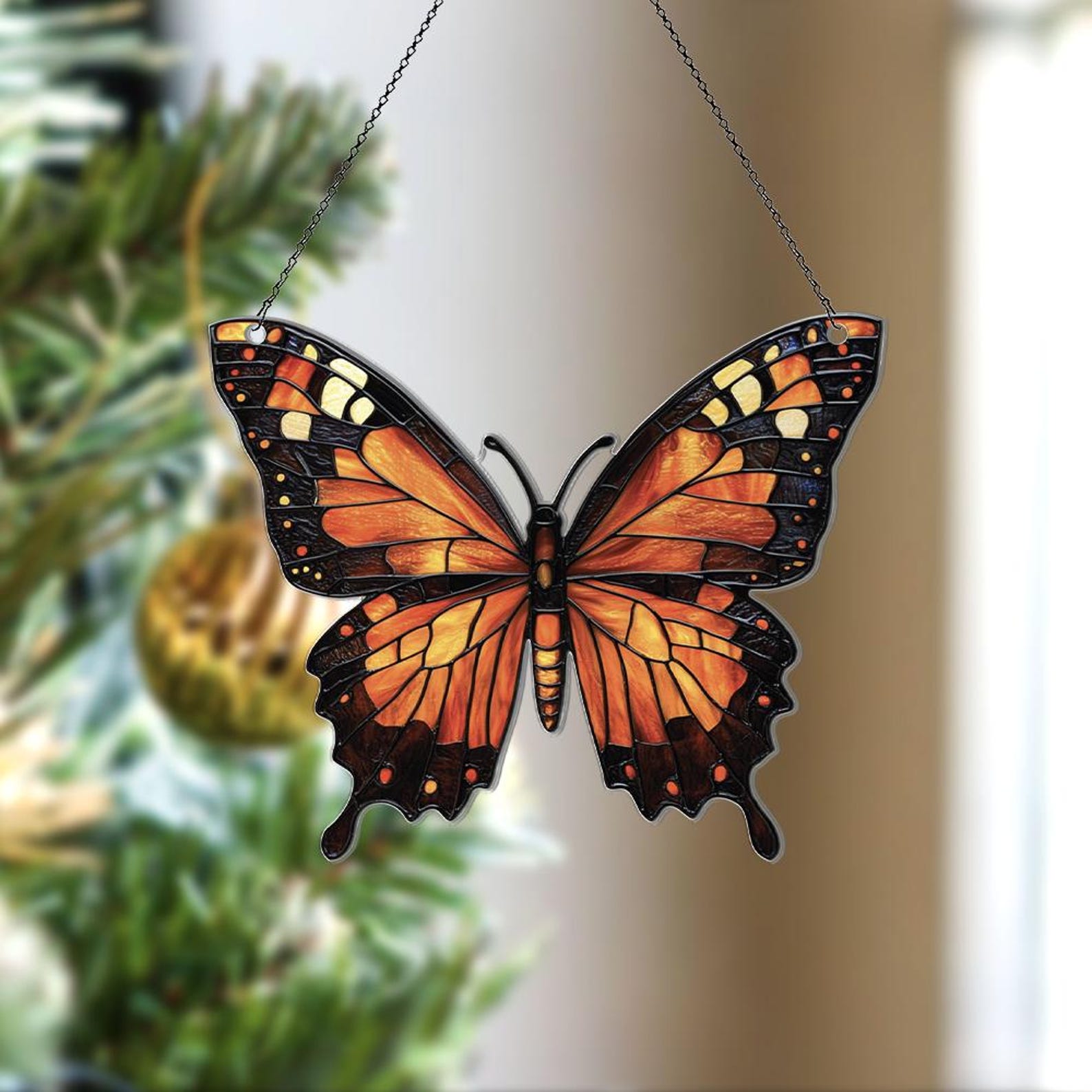 Monarch Flat 2D Acrylic Suncatcher, Monarch Ornaments, Monarch Decor ...