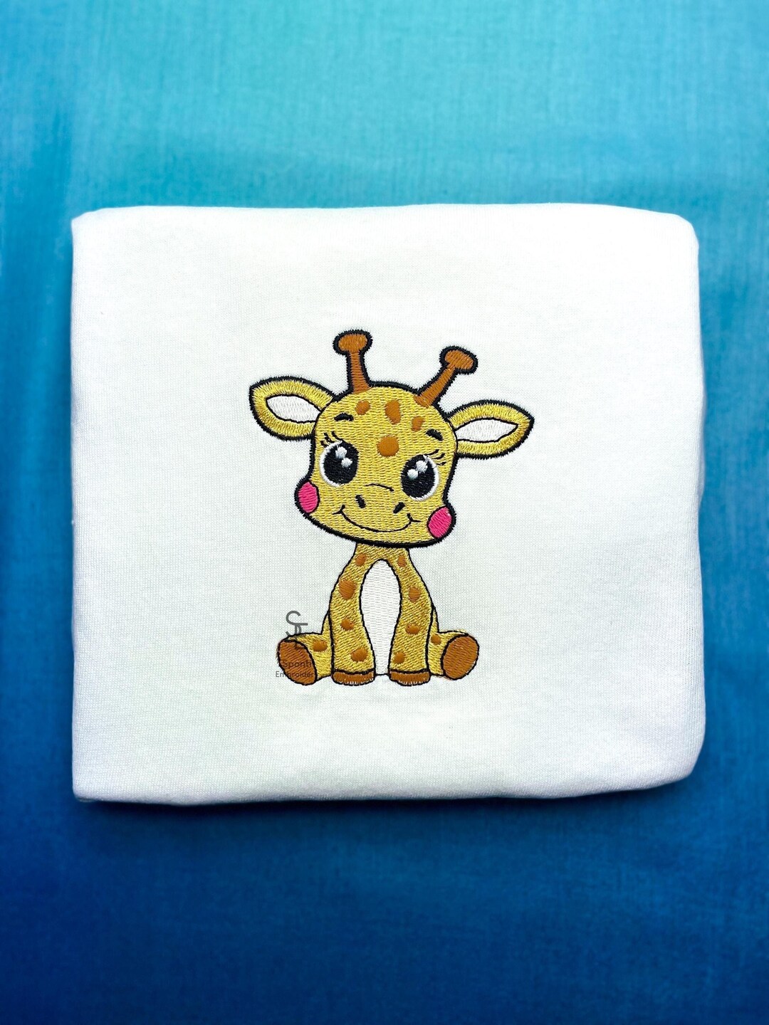 Cute Baby Giraffe Machine Embroidery Design, Animal Embroidery, Safari ...