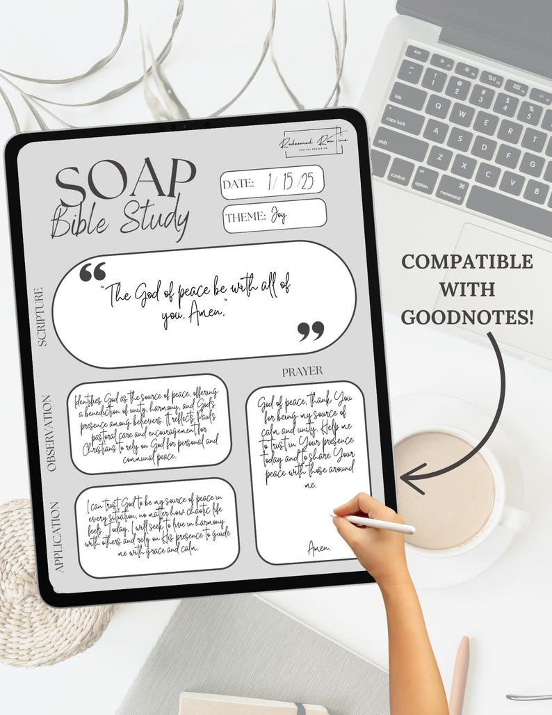 SOAP Bible Study Notes - Etsy
