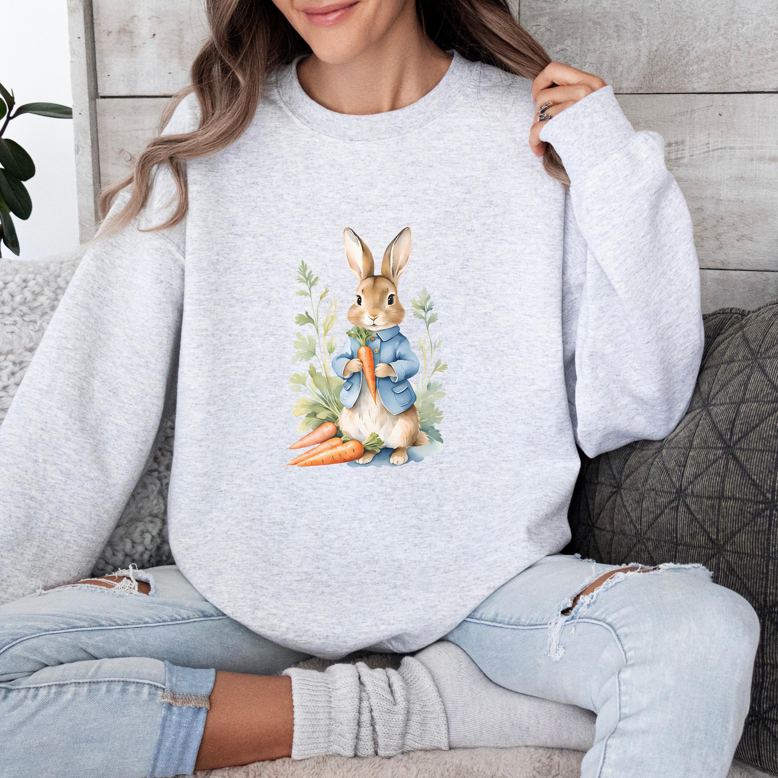 Peter Rabbit Sweatshirt, Spring Sweatshirt, Easter Sweater, Easter ...