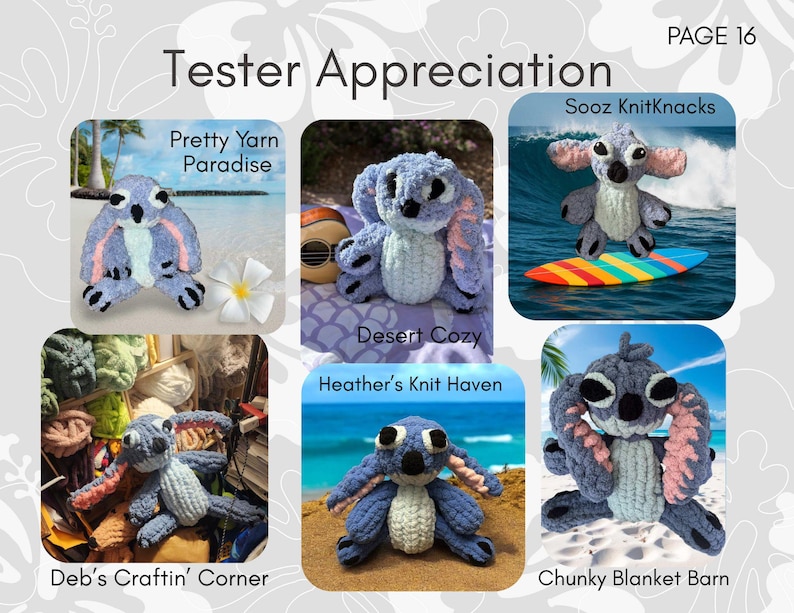 Stitch- Inspired | Fuzzy Alien Plushie, Finger Knitting With Chunky ...