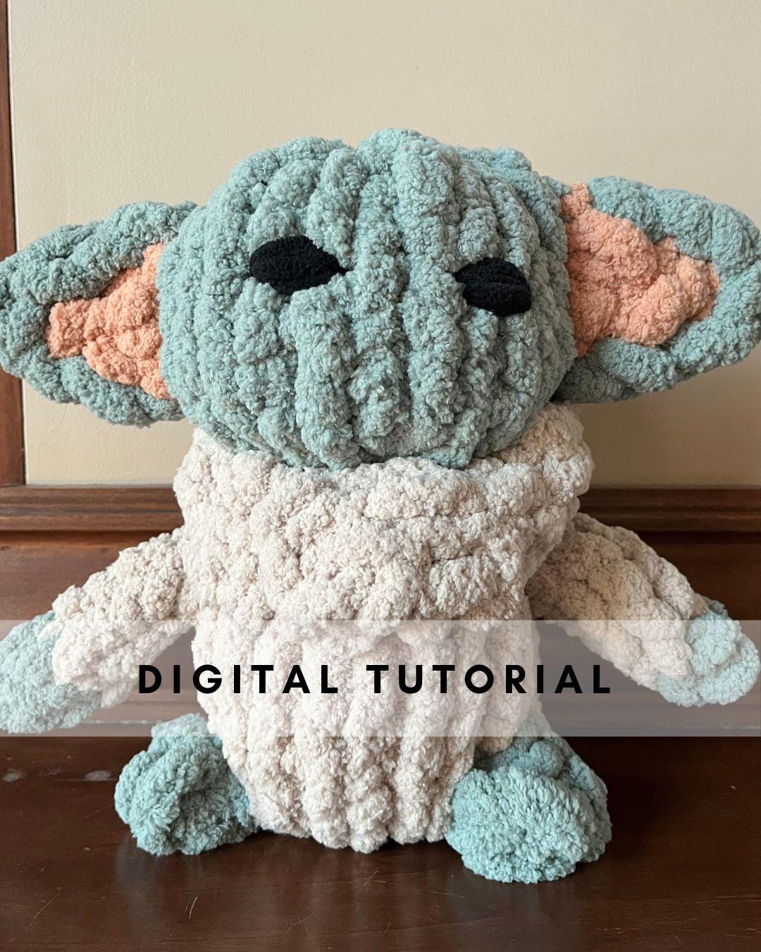 Baby Yoda- Inspired | Grogu- Inspired, Finger Knitting With Chunky Yarn ...