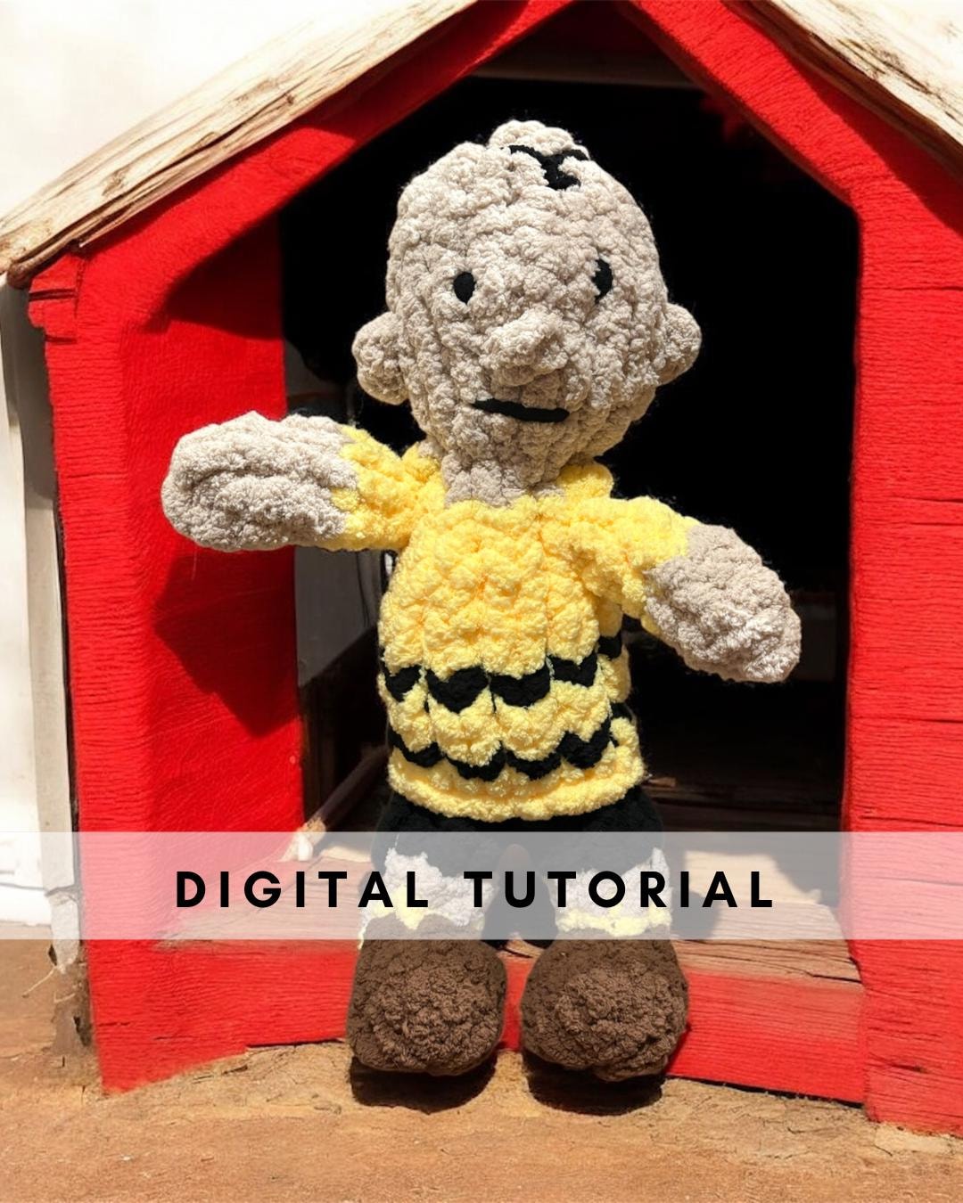 Charlie Brown- Inspired Plushie, Franklin Modification, Finger Knitting ...