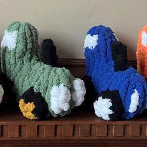 Tractor Finger Knitting With Chunky Yarn Pattern & Pictures, Digital ...