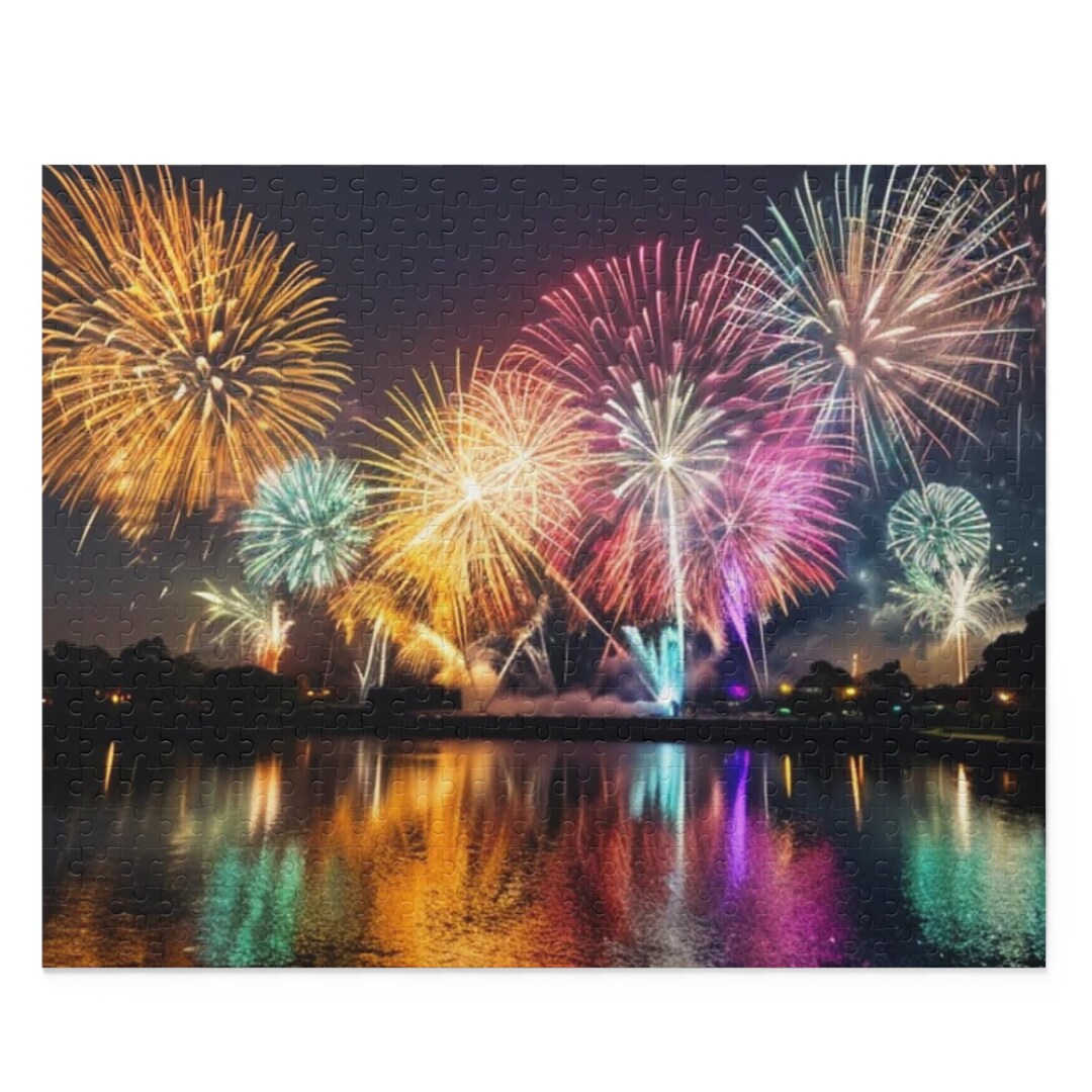Fireworks Puzzle (120, 252, 500-Piece) - Etsy 日本