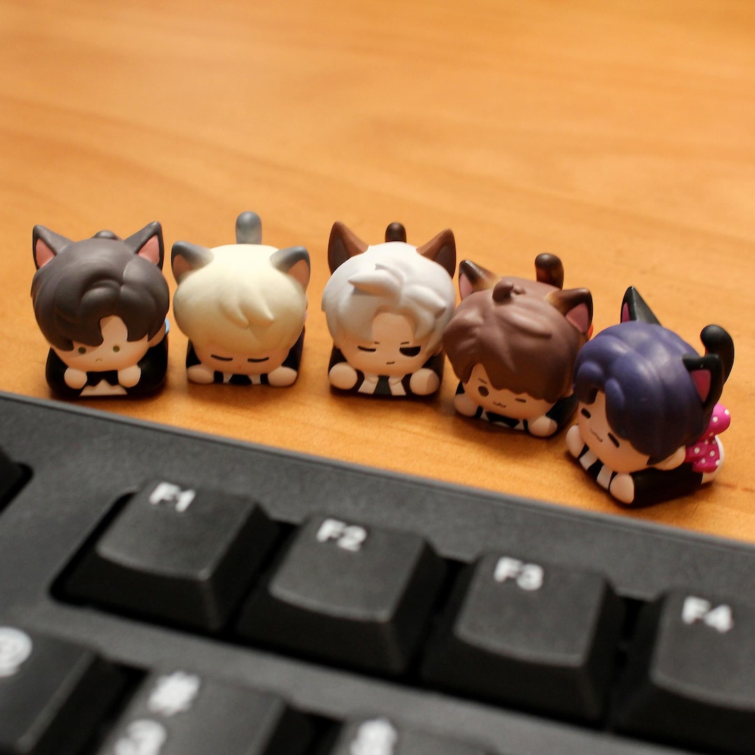 Love and Deepspace Catboy Keycaps Cute LADS Boys Anime Keycaps for ...