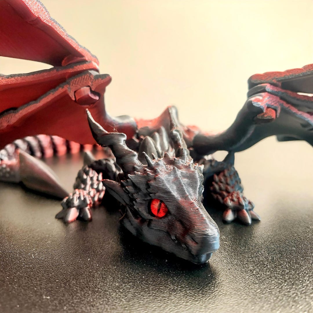 Love and Deepspace Sylus Articulated Dragon Figure - Etsy UK