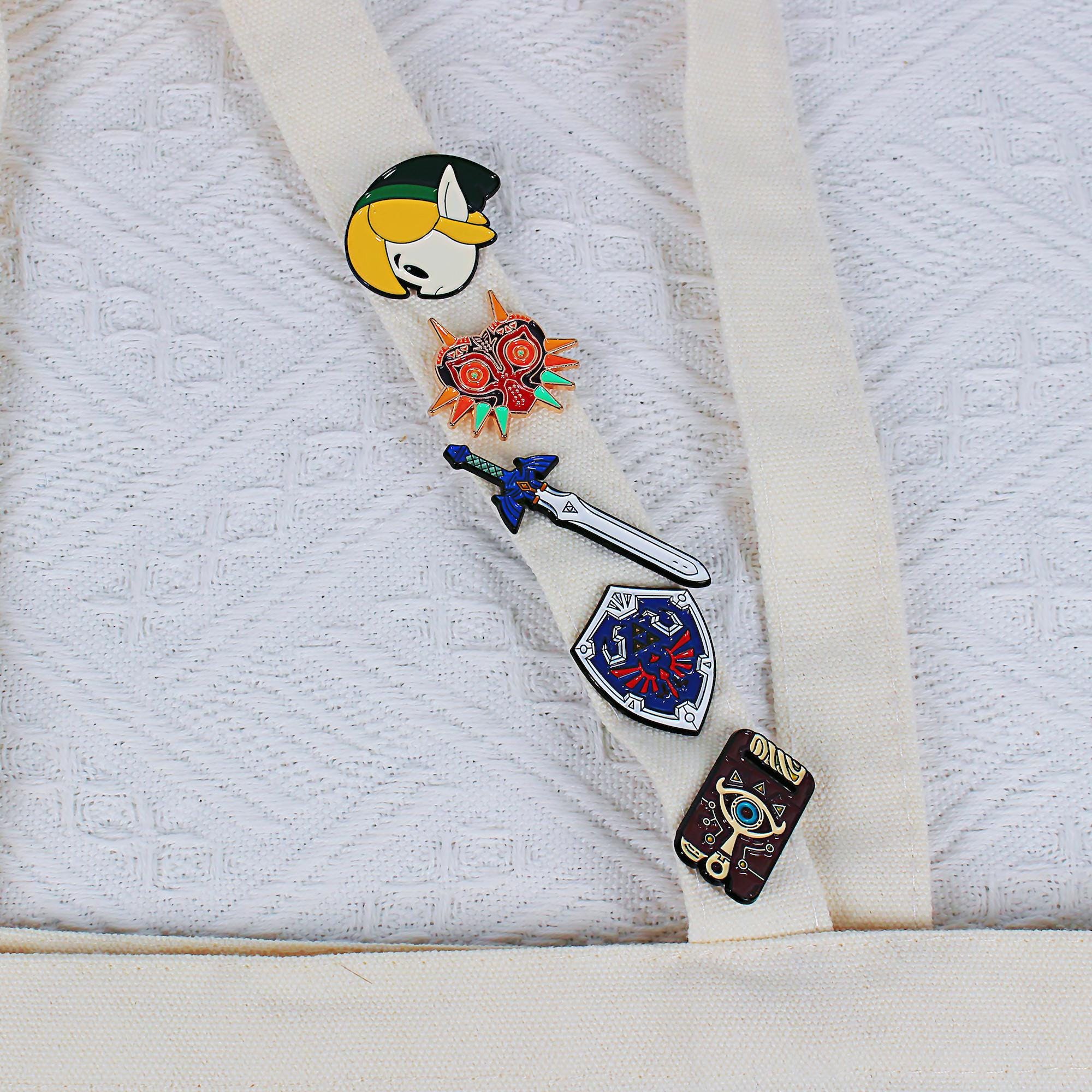 The Legend of Zelda Enamel Pins Badge Set Zelda Art Gift Ideas - Etsy