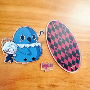 Love and Deepspace Acrylic Phone Stand – Xavier/rafayel/zayne/sylus Ins ...