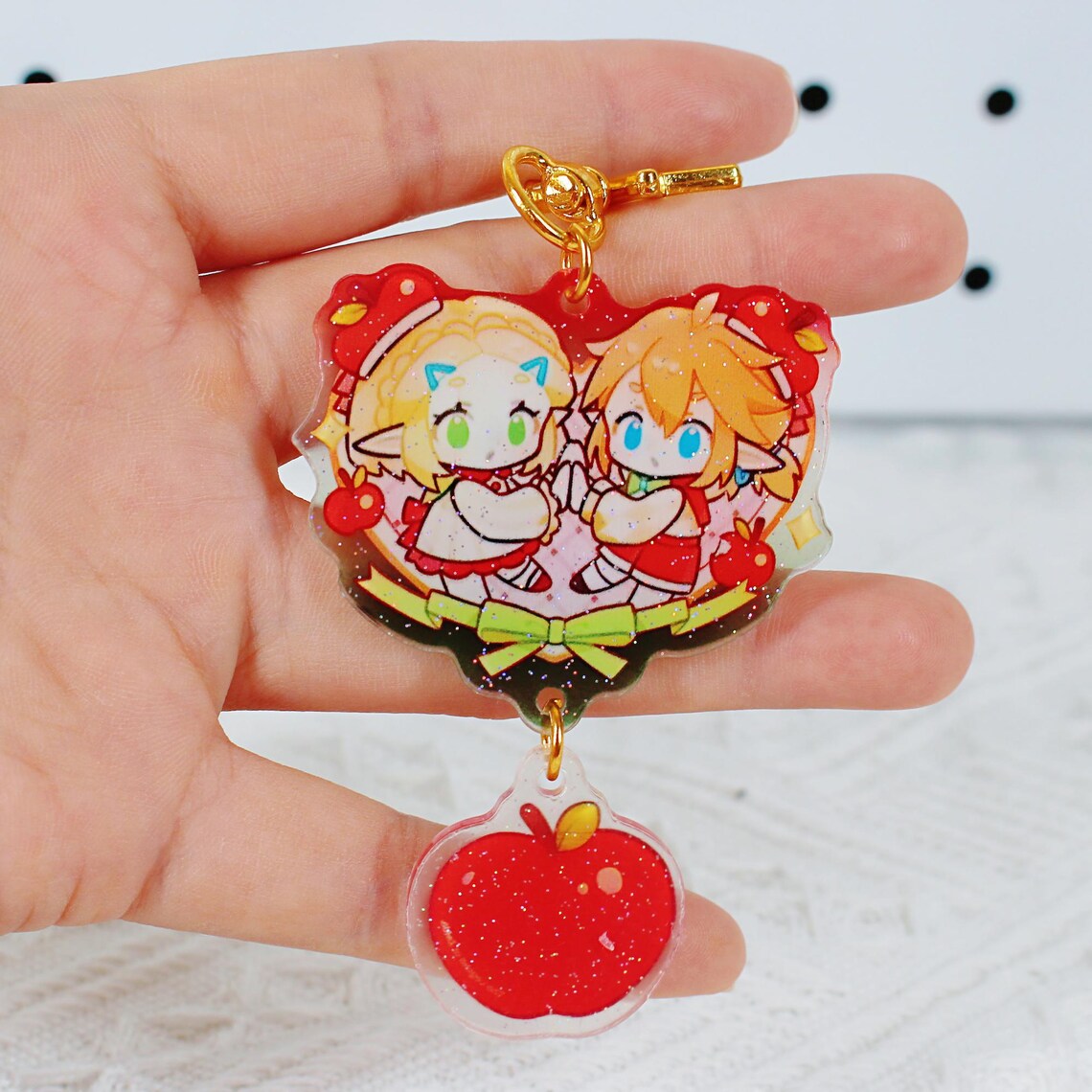 The Legend of Zelda Keychain Link and Princess Zelda Anime Accessories ...