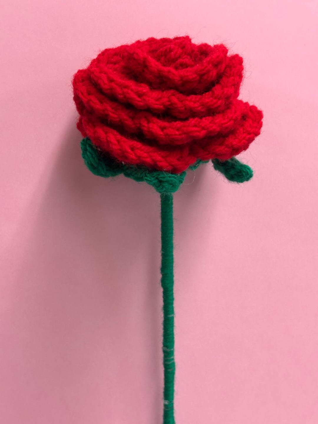 Crochet Rose Stem- the Rose That Never Dies! - Etsy