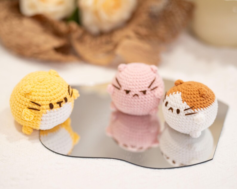 Chubby Kitty Crochet Pattern | Amigurumi Cat PDF Tutorial | Cute Plush ...