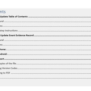 Evidence and Incident Tracking Log for Child Custody Family Court ...