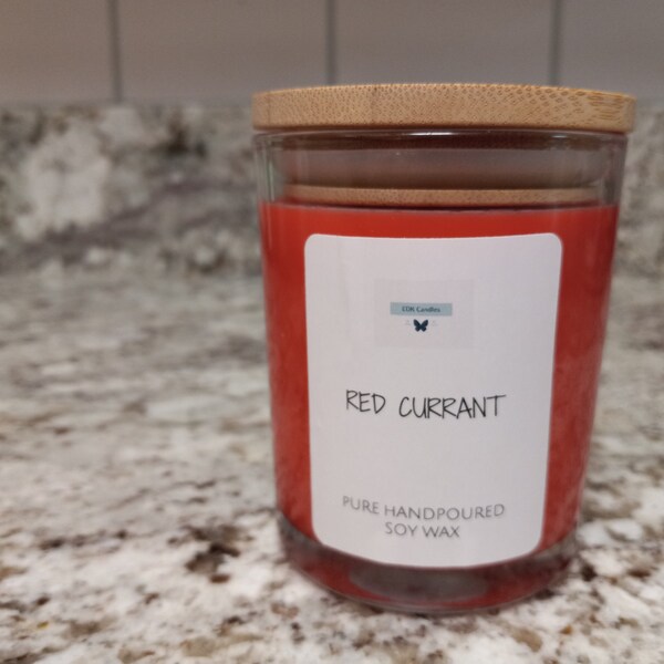 Red Candle - Etsy