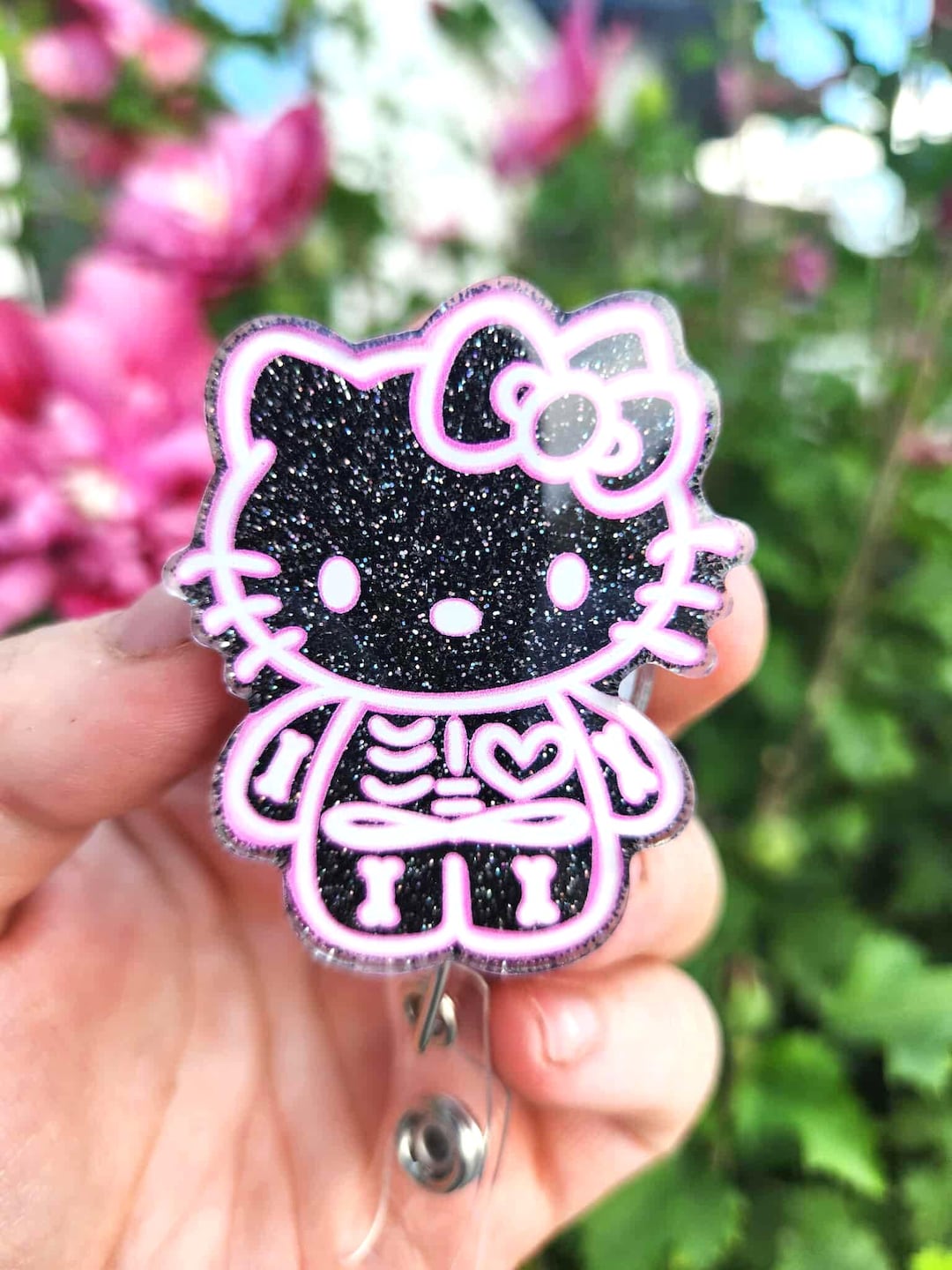 Skeleton Kitty Retractable Badge Reel: Radiology Tech Gift - Etsy