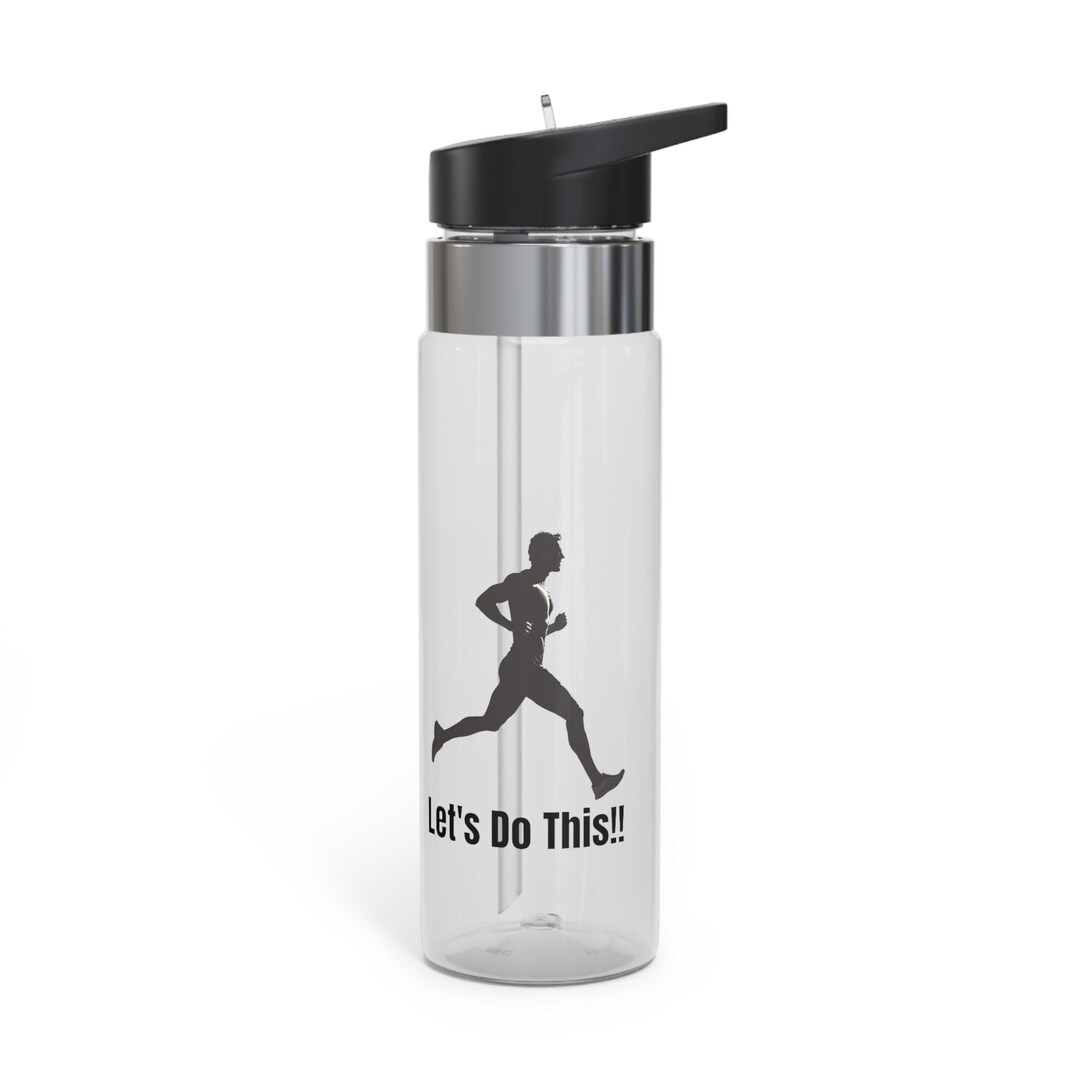 Motivational Sports Bottle, Fitness Water Bottle, Gym Gear, Hydration ...