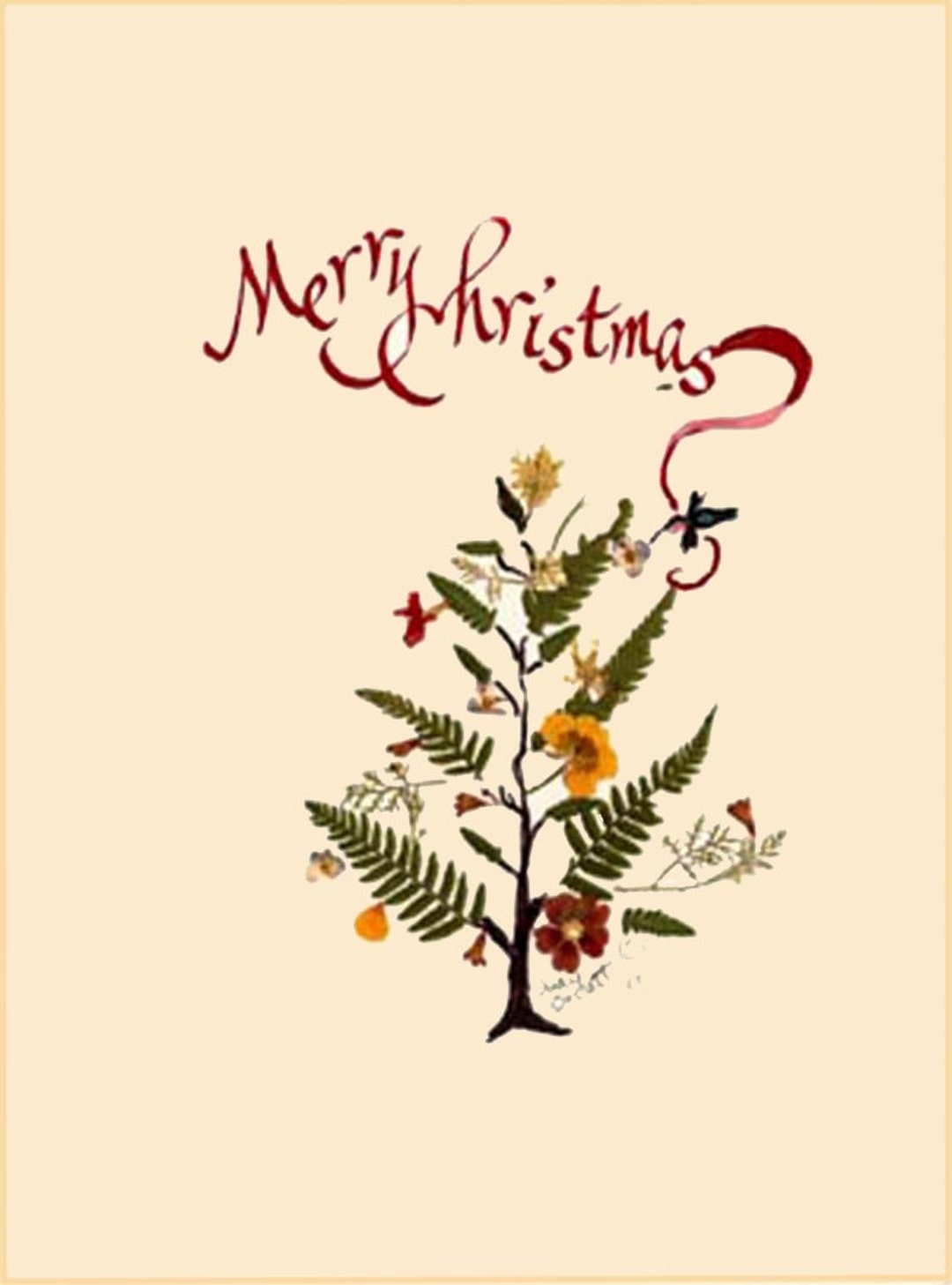 Charley Brown Tree Victorian Vintage Collectible Christmas Card ...