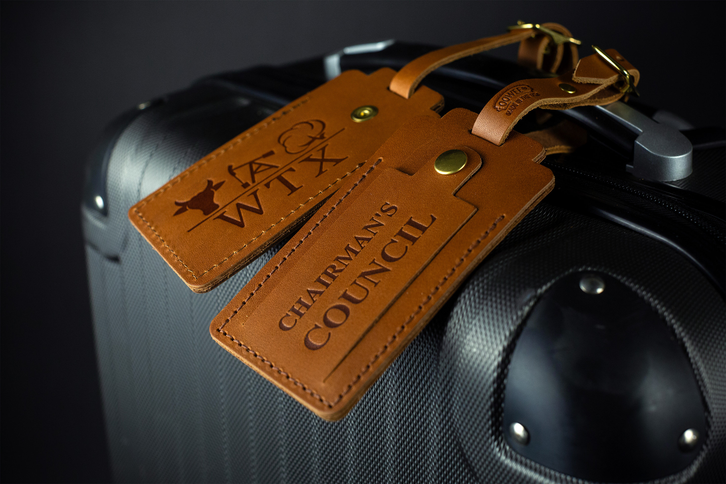 Personalized Full Grain Leather Luggage Tag, Custom Tag for Luggage ...