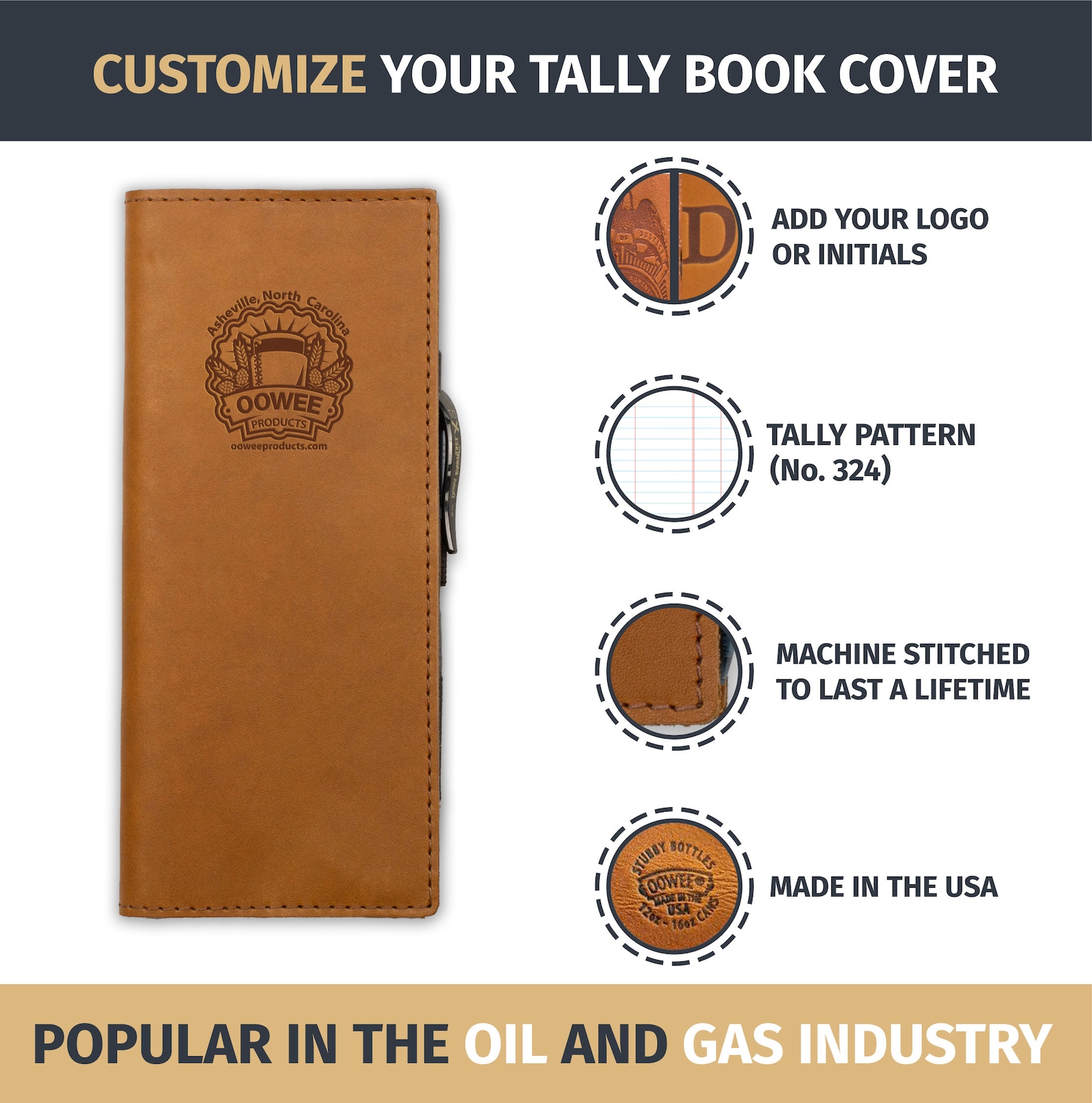 Leather Tally Book • Logbook • Tally Notebook • Notepad • Journaling ...