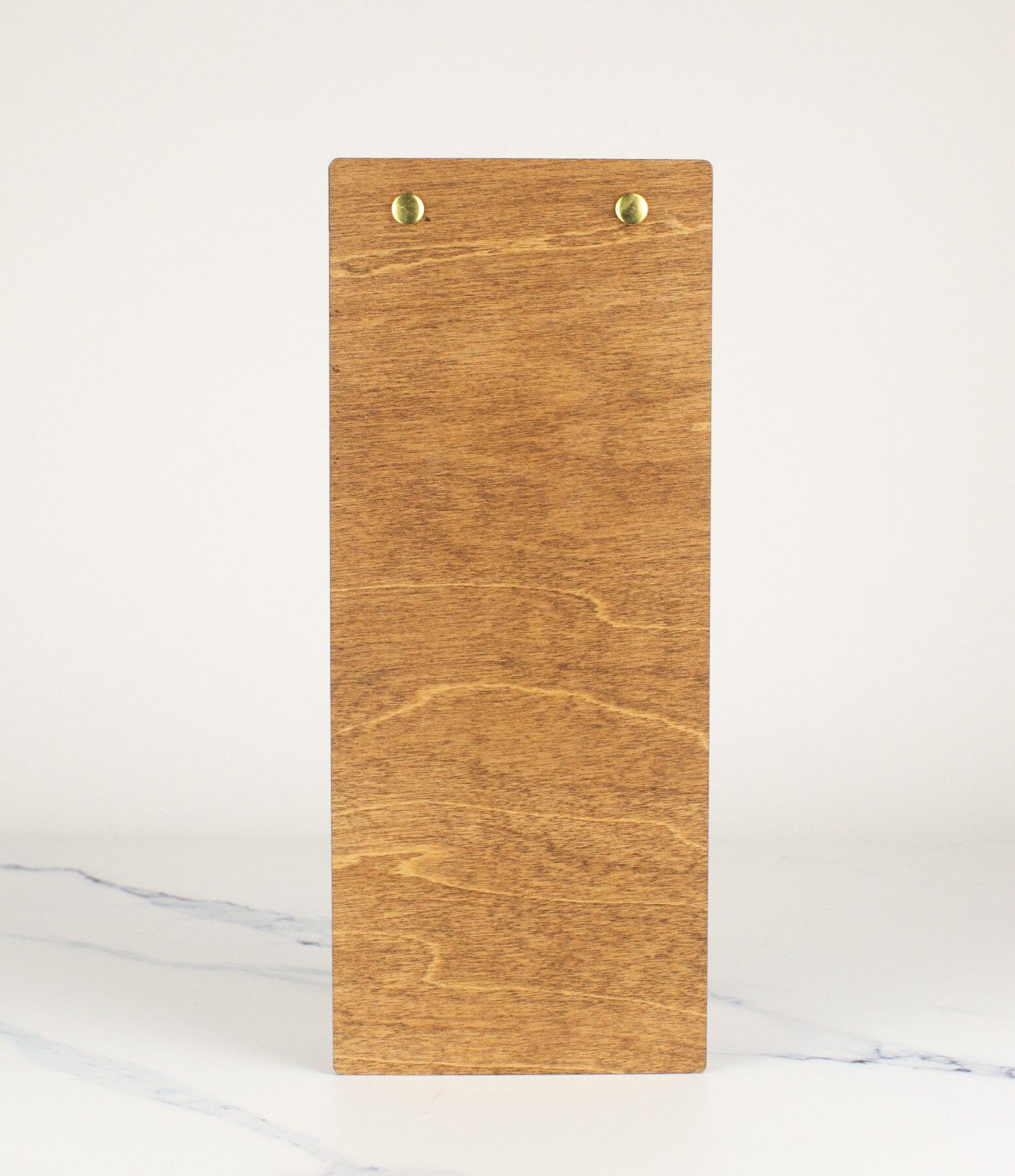 Customizable Leather & Wood Wine Menu: Modern Cafe Menu Cover - Etsy