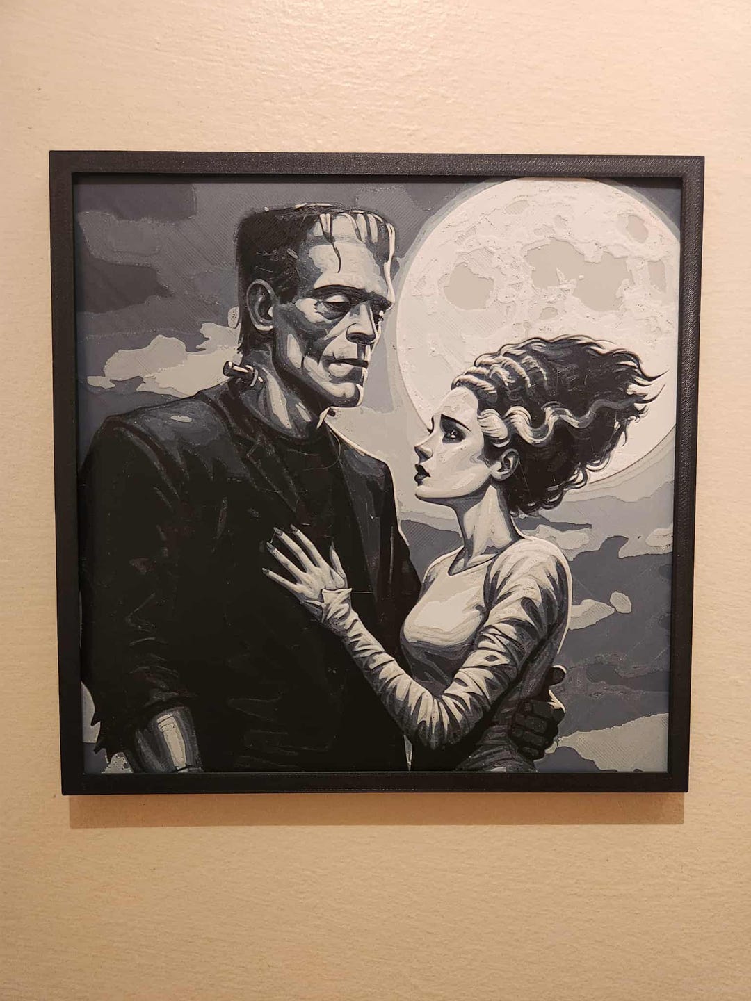 Frame Hueforge Bride of Frankenstein - Etsy