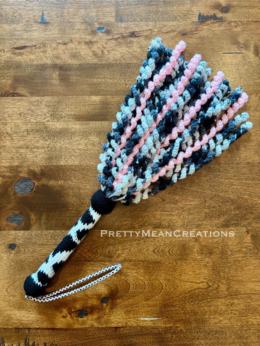 Crochet Flogger With Steel Beads - for Bdsm/heavy Impact/sensation Play ...