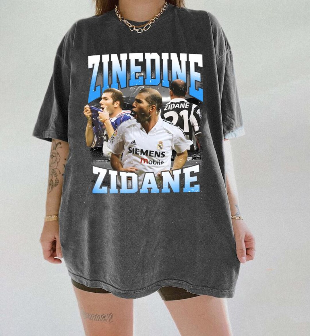 Zinedine Zidane PNG Iconic Football Player Portrait - Etsy