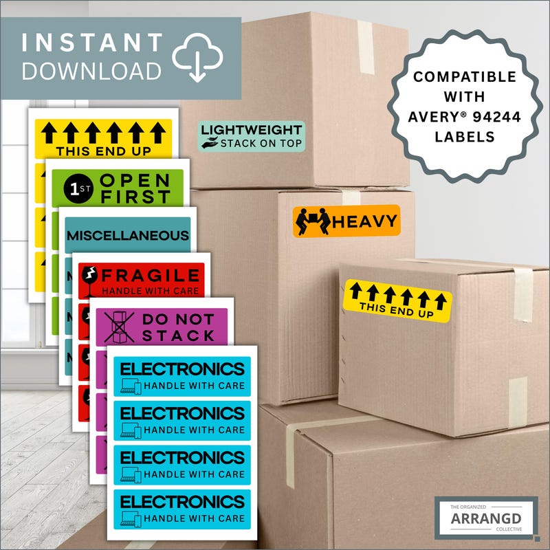 étiquette fragile a imprimer pdf - Etsy France