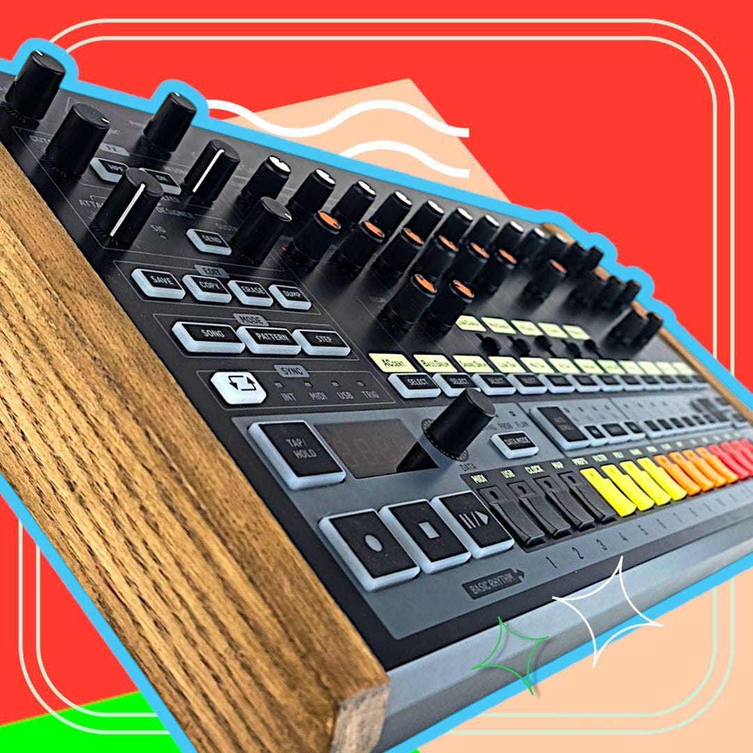 Behringer RD8 MK2 Real Oak Wood Stand Side Wooden Drum Machine Panel - Etsy