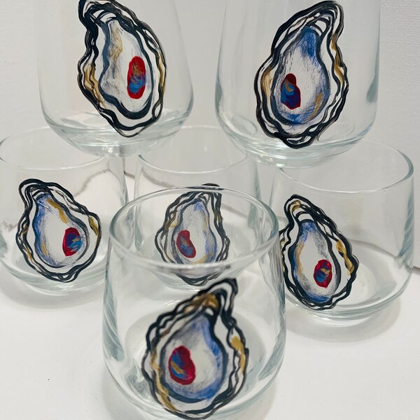Painted Shot Glasses - Etsy