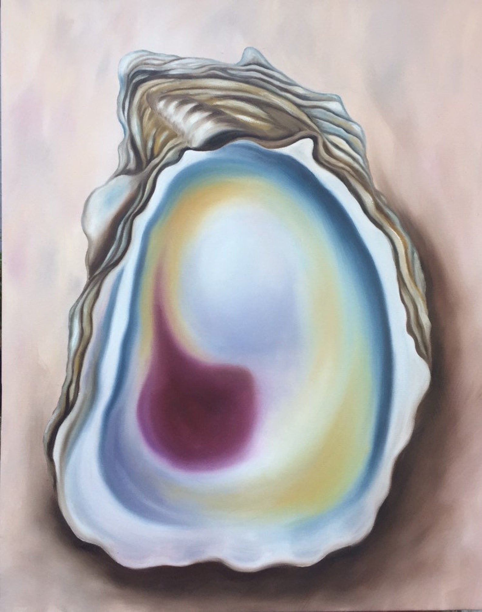 Oyster Custom Oil Painting 30hx24w Coastal Interior Decor Design Your ...