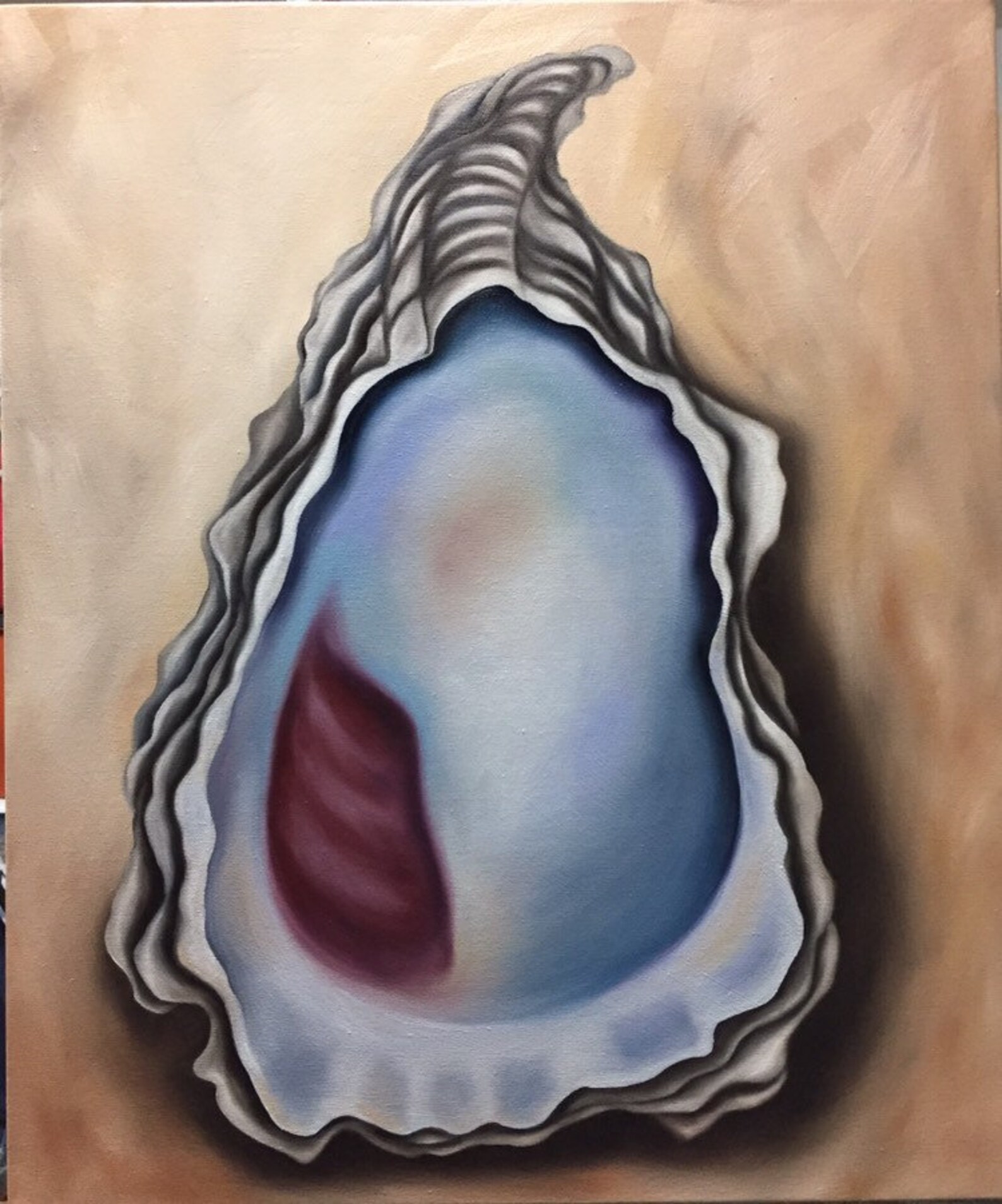 Oyster Custom Oil Painting 30hx24w Coastal Interior Decor Design Your ...