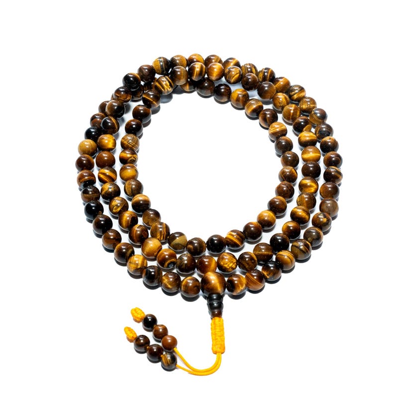 Tiger Eye Mala Tibetan - Etsy