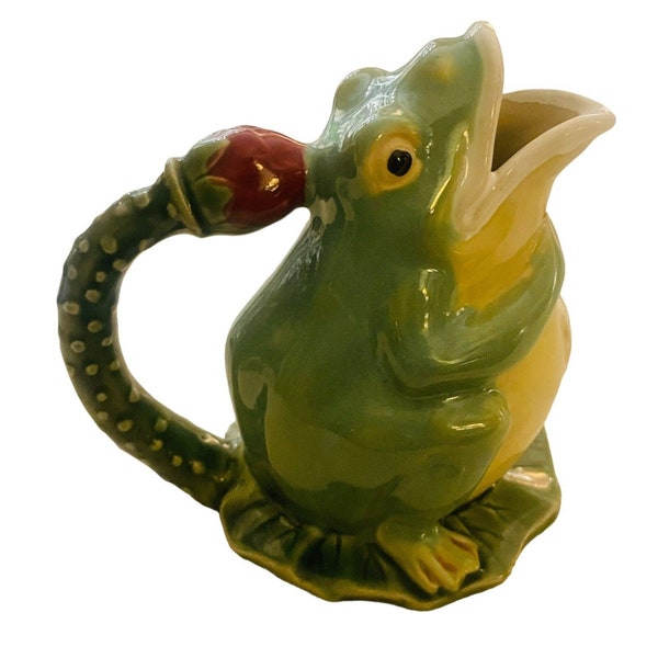 Frog Pitcher - Etsy