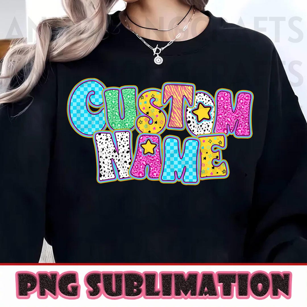 Custom Preppy Name or Text PNG, Custom Text Png, Custom Name Png ...