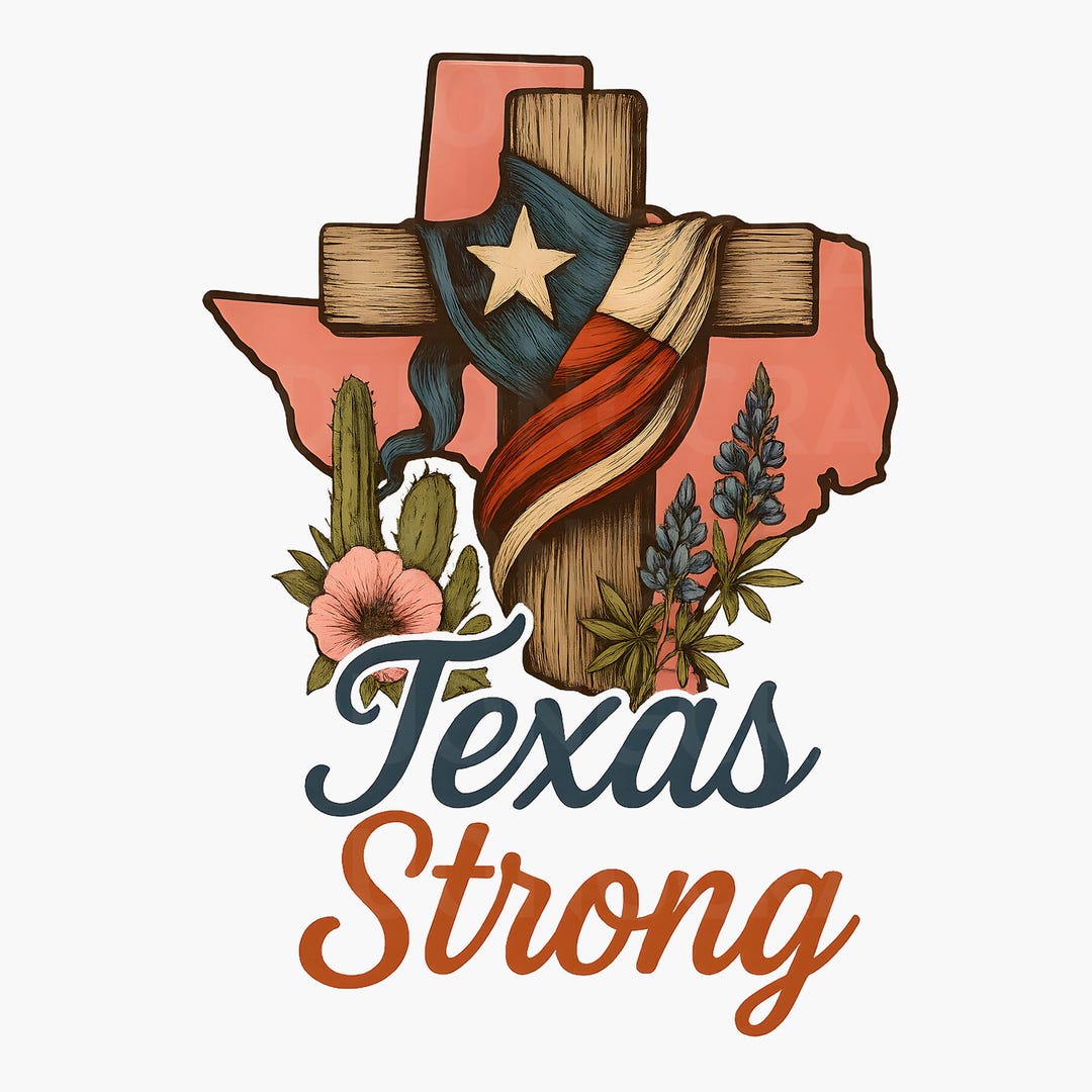 Texas Strong PNG Digital Download, Rustic Cross Western Shirt Design ...