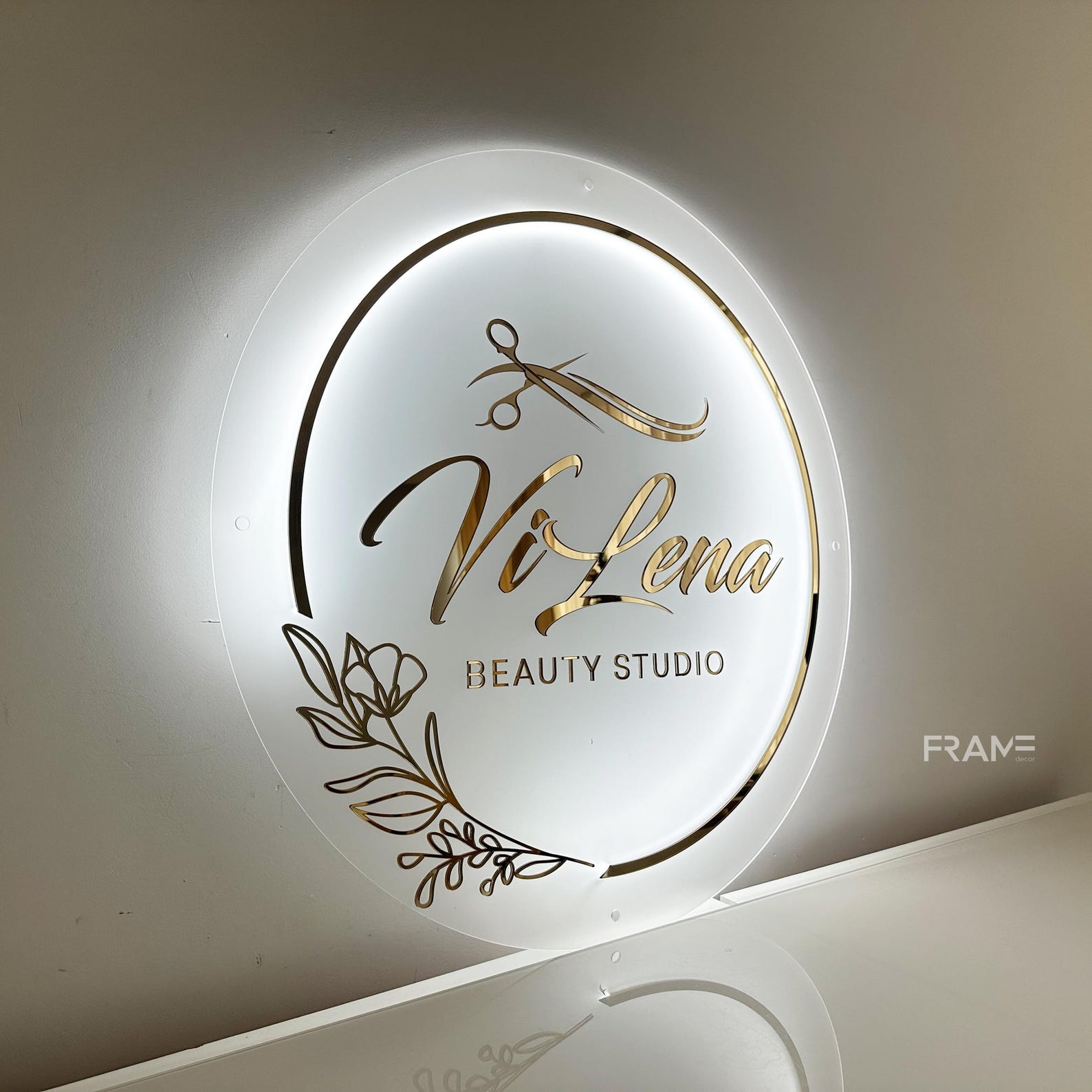 Custom Business Sign for Hair Salon, Makeup Studio, Nail Bar, Lash ...