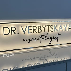 Glow up Your Salon Space, Custom LED Beauty Sign With Backlight ...